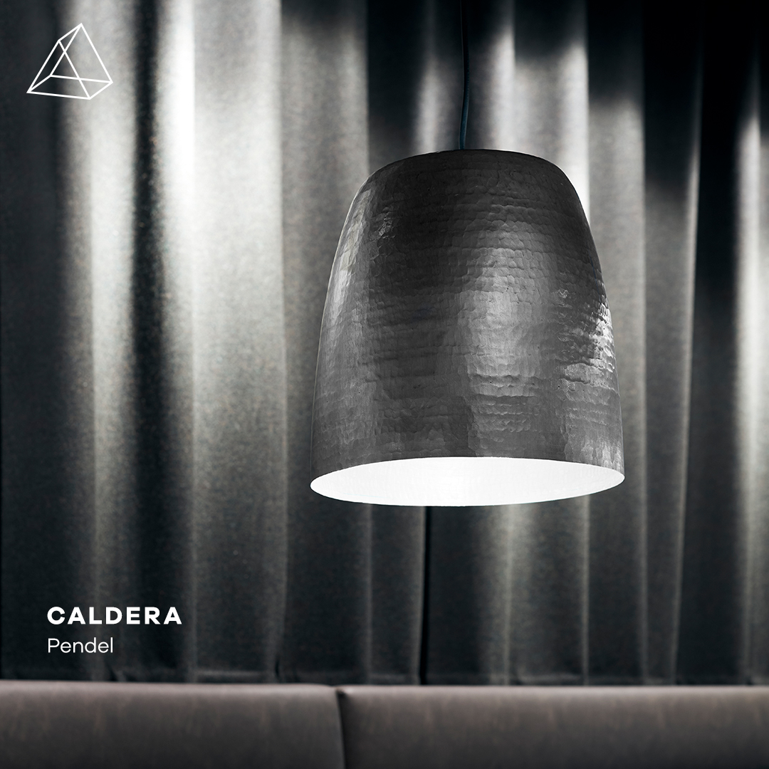 CALDERA pendant lamp series designed by Lars Vejen for LIK Lighting.