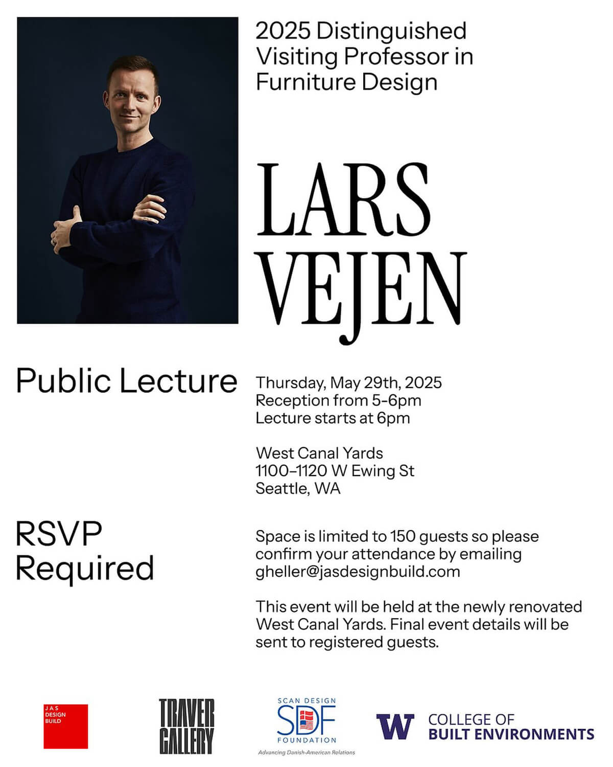 Lars Vejen public lecturer in Seattle